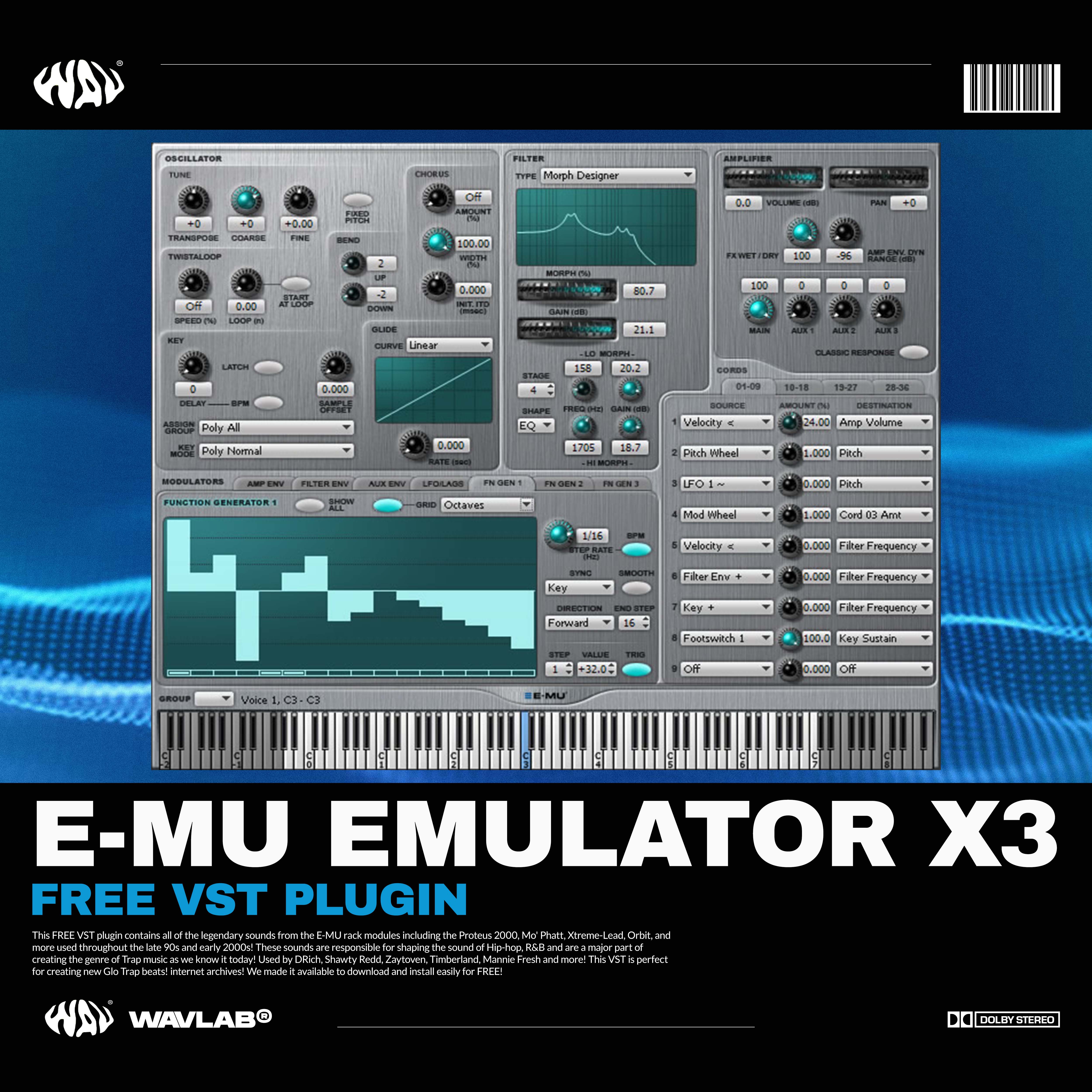 E-MU Emulator X3 - FREE VST Plugin – WAV LAB SOUNDS