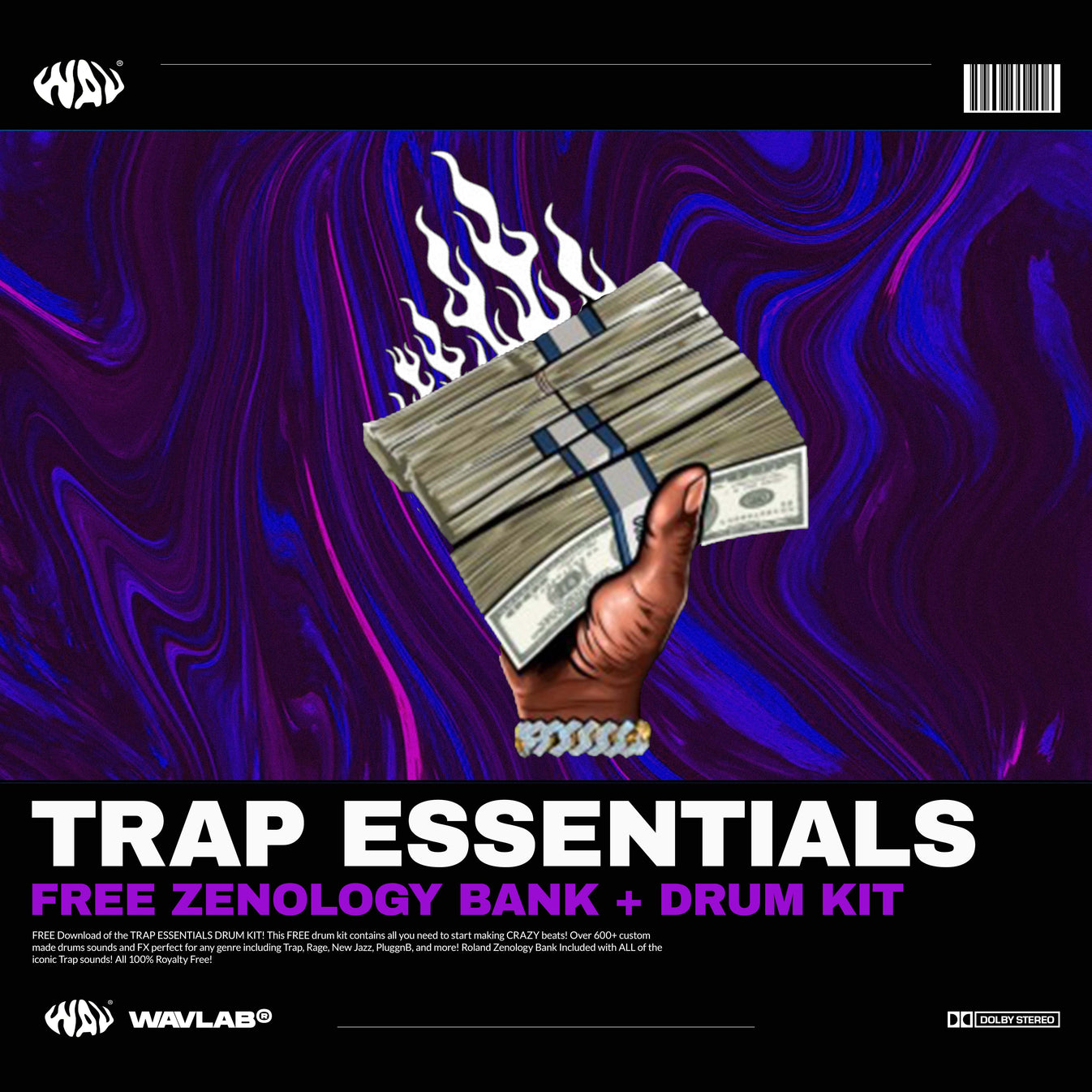 TRAP ESSENTIALS DRUM KIT | FREE ZENOLOGY BANK – WAV LAB SOUNDS