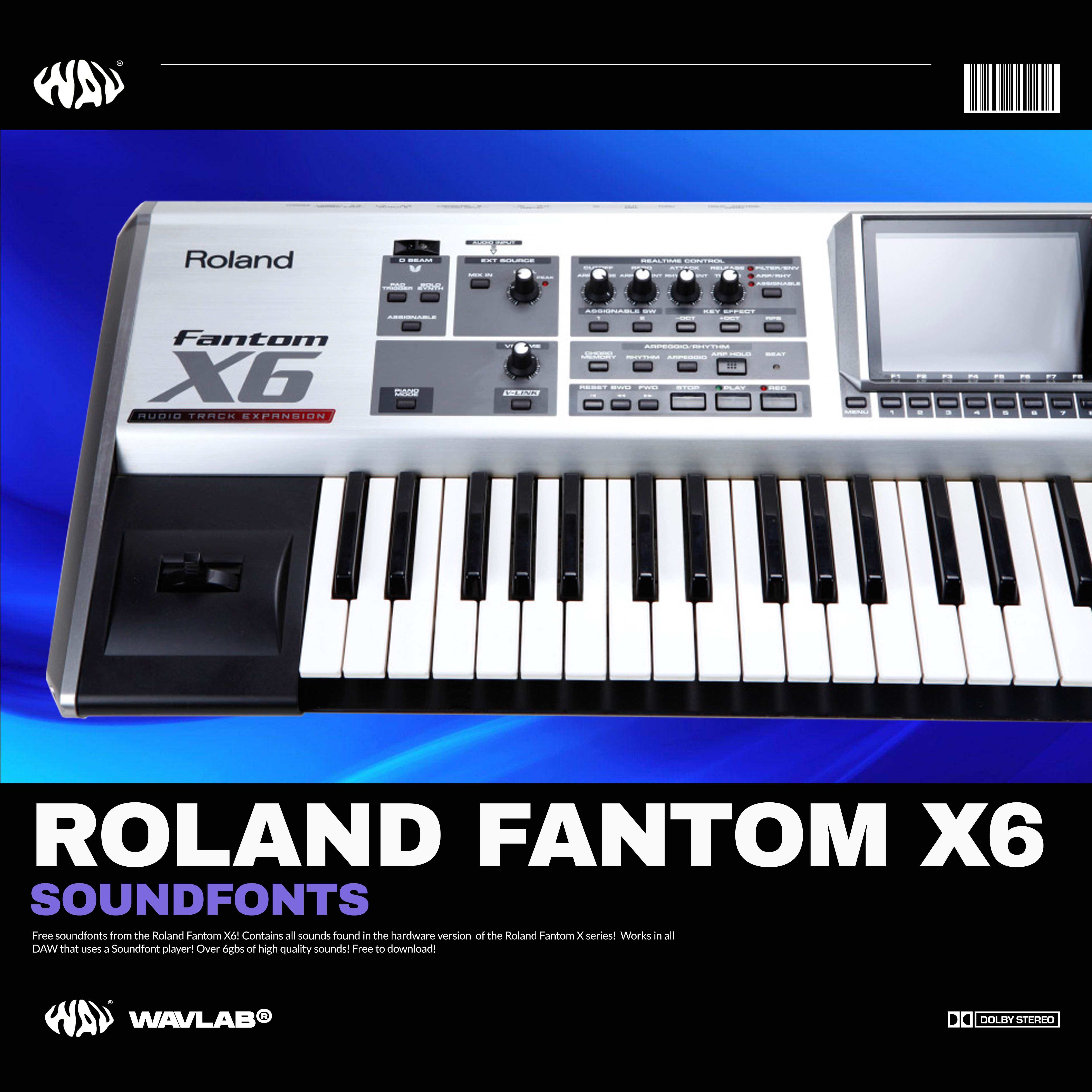ROLAND FANTOM X6 - SOUNDFONTS – WAV LAB SOUNDS